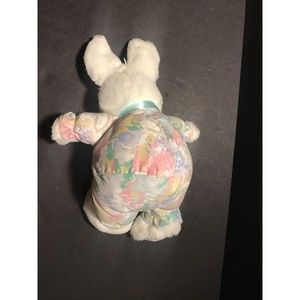 Unbranded | Toys | Vintage Bunny Rabbit Plush Fabric Floral Body ...